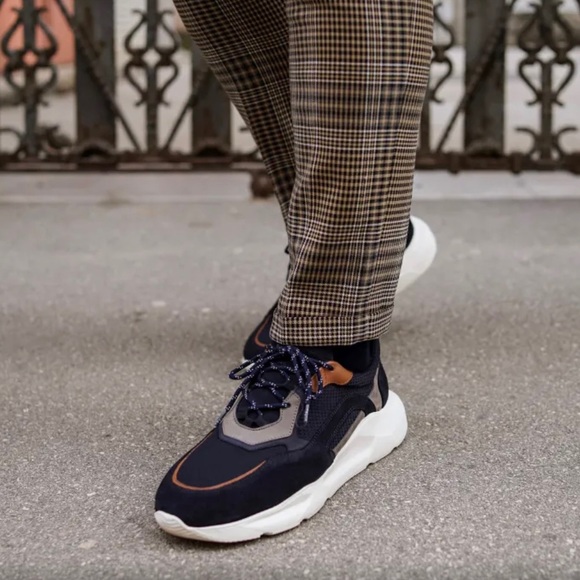 Massimo Dutti | Shoes | Massimo Dutti Suede Leather Trainers Mens ...